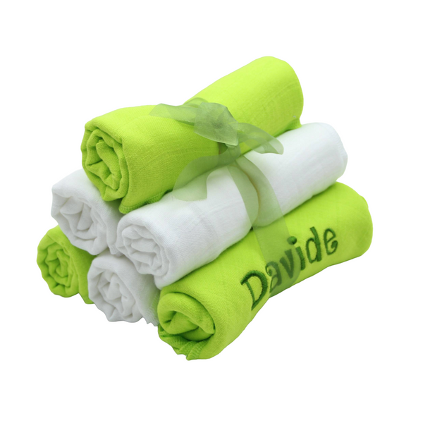 Nuscheliset gross lemon:weiss - Zwergehuus Babygeschenke GmbH